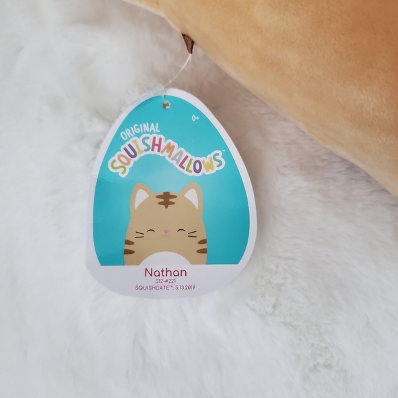 Squishmallows | Toys | Original Squishmallows Nathan The Cat Plush ...